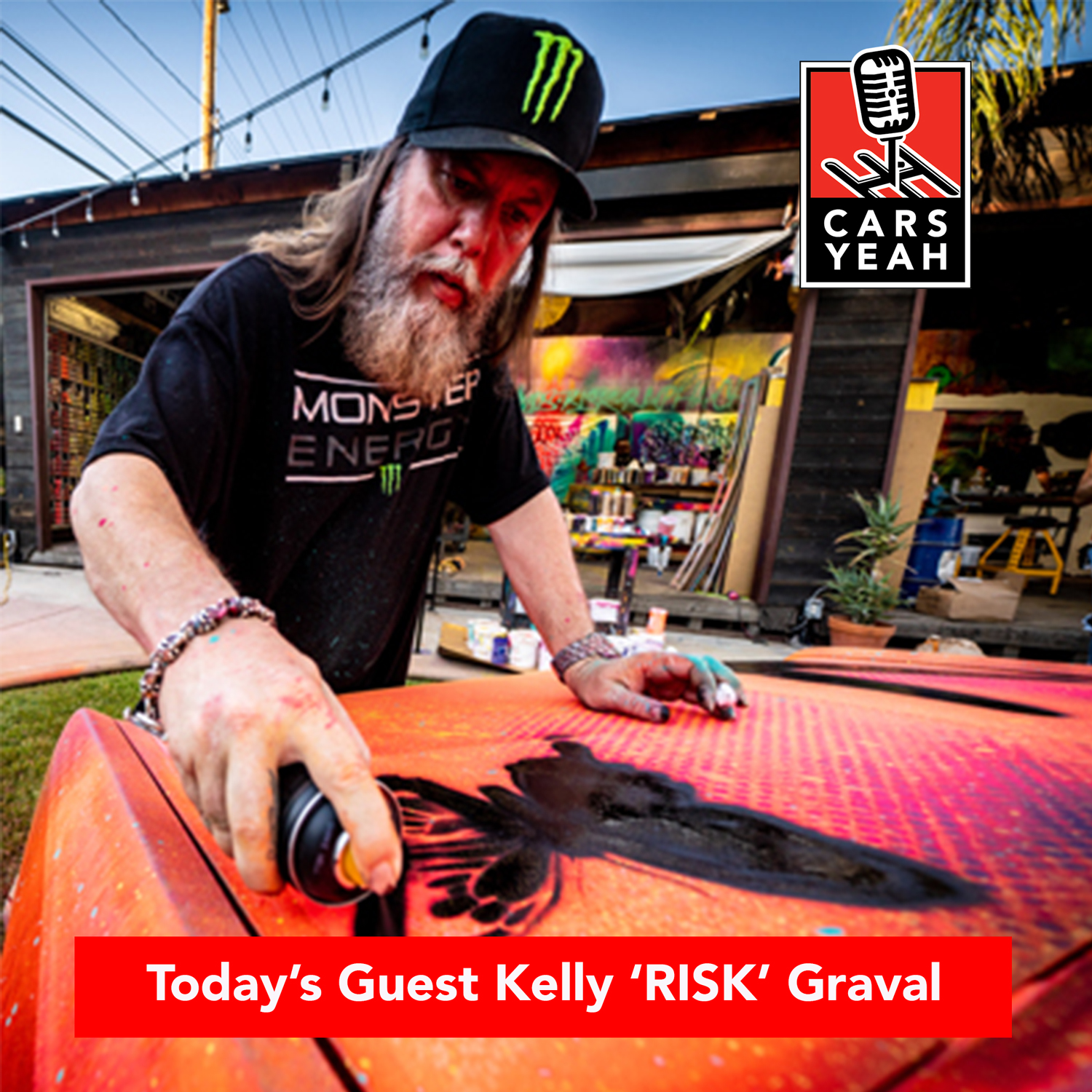 1665: Kelly 'RISK' Graval Grafitti Artist - CarShowSafari.com