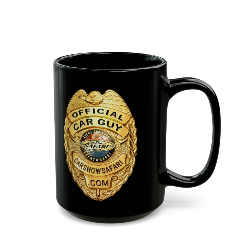 Official CarShowSafari Car Guy Mug (Black Mug 15oz) - CarShowSafari.com