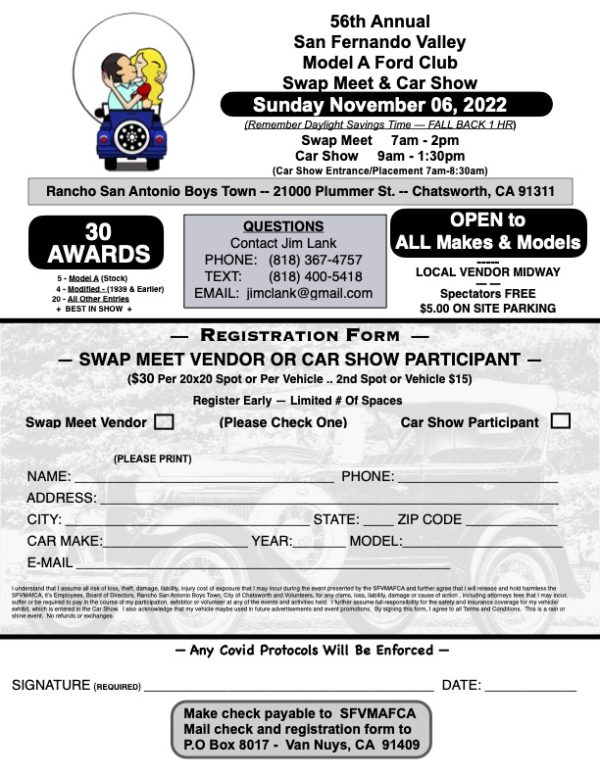 SFV Ford Model A Swap Meet and Car Show - CarShowSafari.com