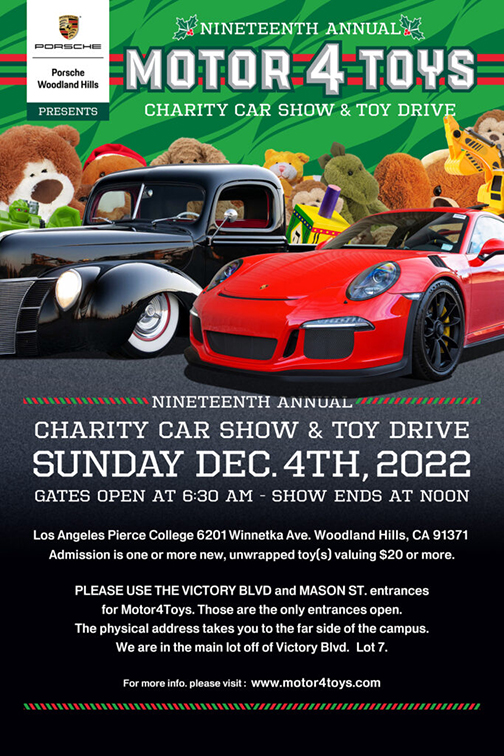 MOTOR 4 TOYS CHARITY CAR SHOW & TOY DRIVE - CarShowSafari.com