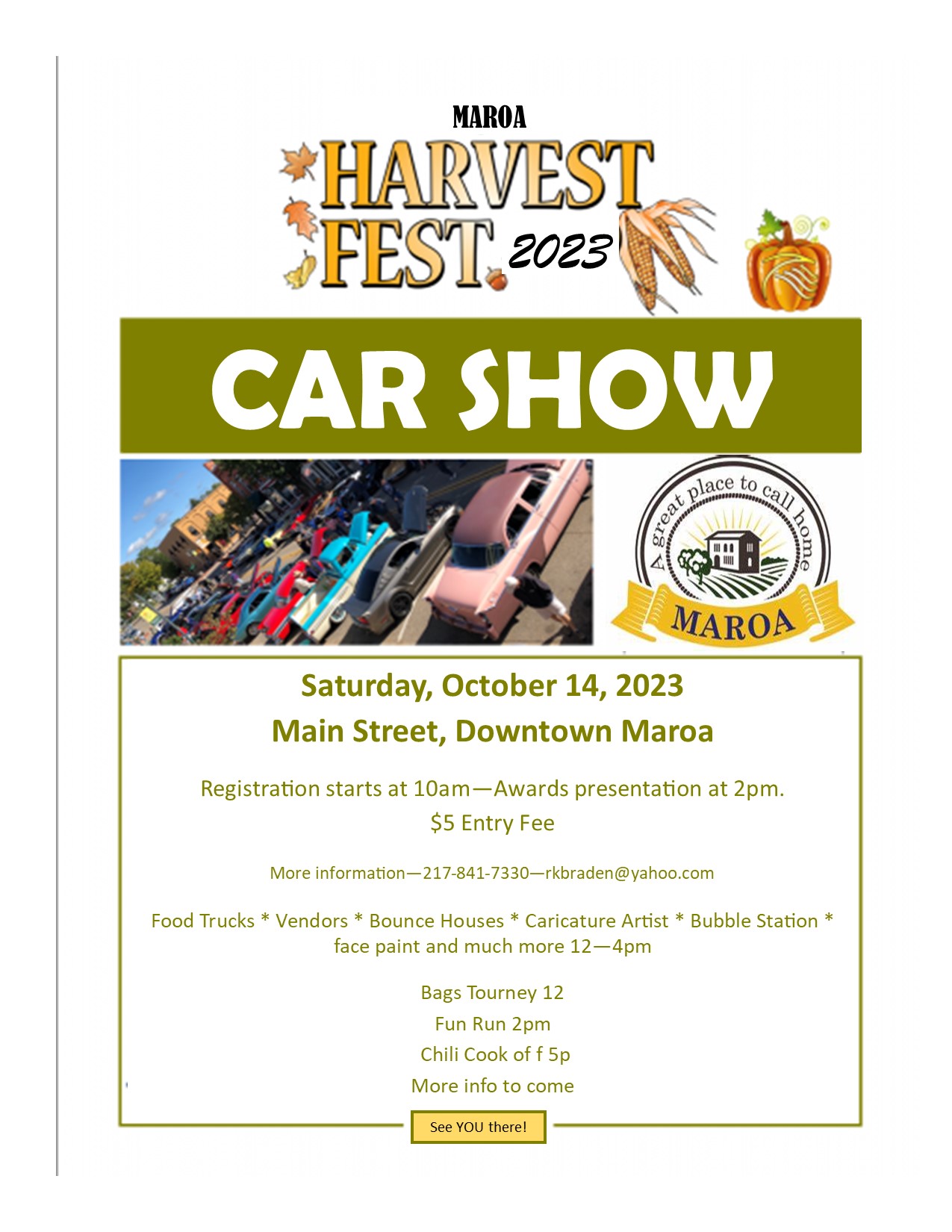 Maroa Harvest Festival Car Show - CarShowSafari.com