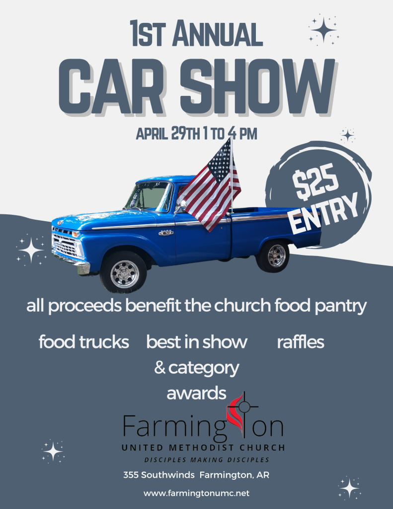 Farmington United Methodist Church 1st Annual Car Show - CarShowSafari.com