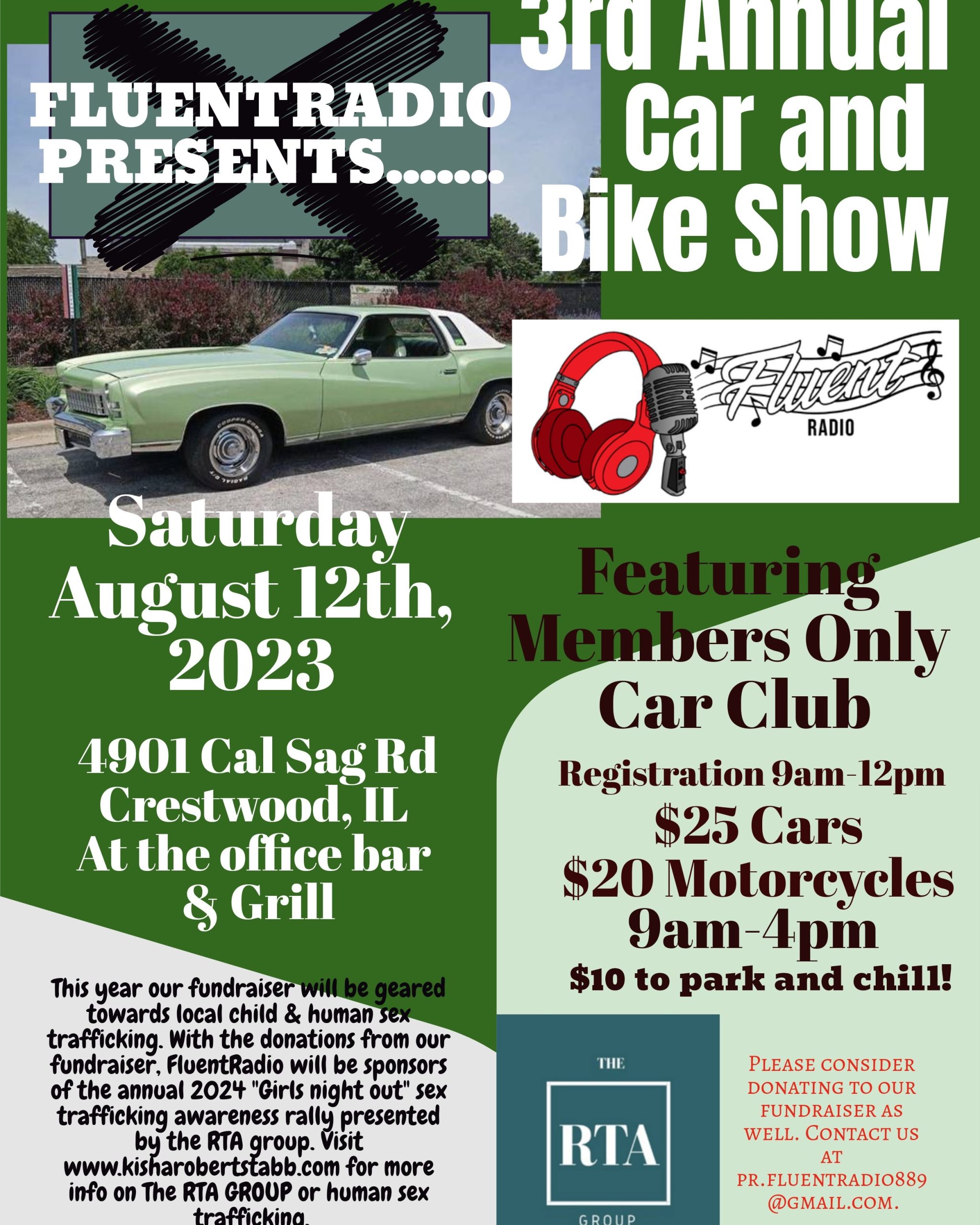 Fluentradio's 3rd Annual Car Show & Fundraiser - CarShowSafari.com