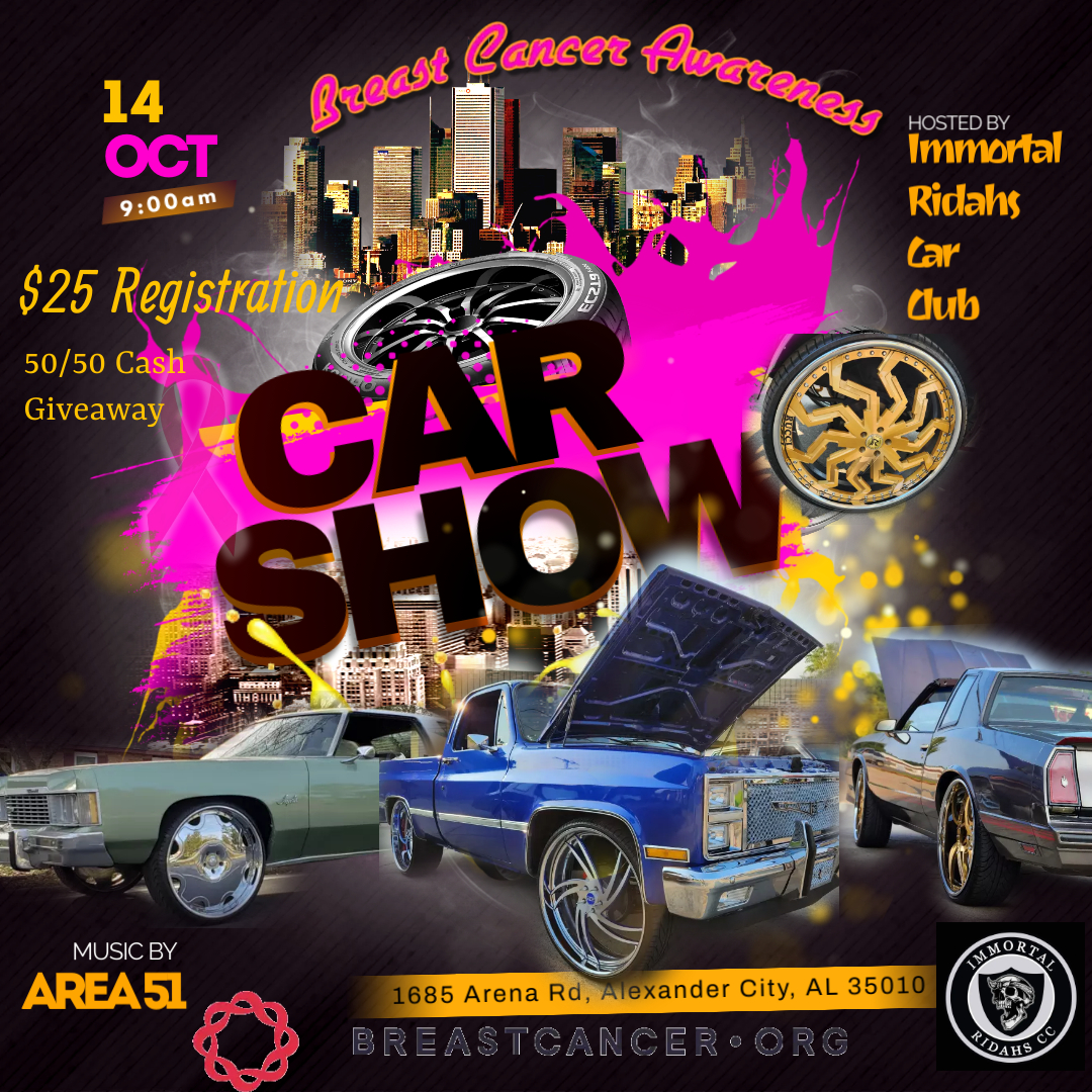 Immortal Ridahs Car Club Breast Cancer Awareness Car Show ...