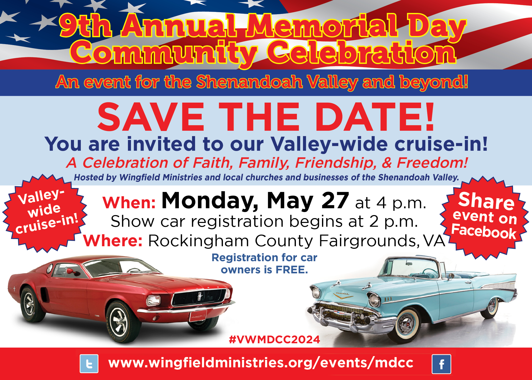 9th Annual Memorial Day Community Celebration - CarShowSafari.com