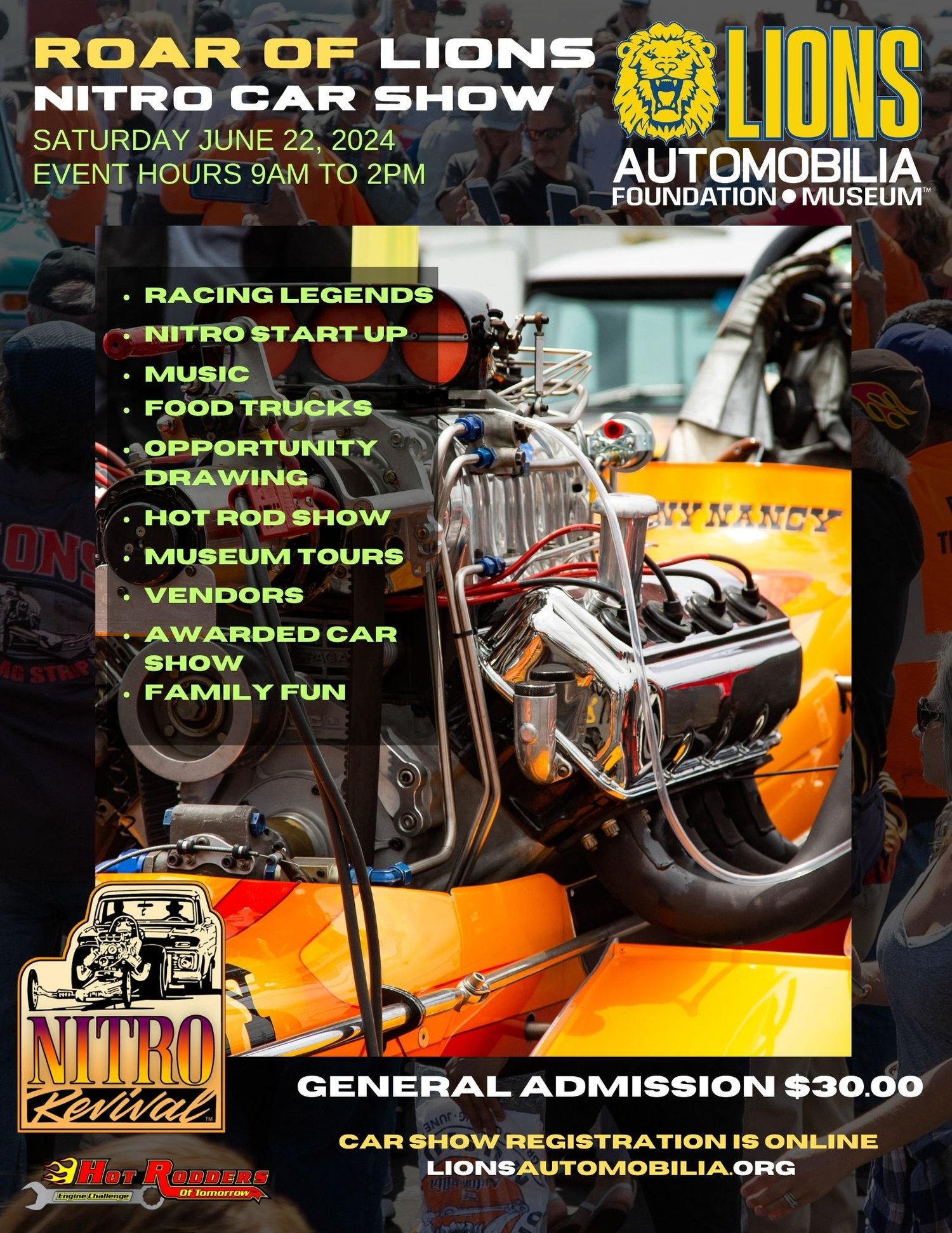 ROAR OF THE LIONS NITRO CAR SHOW - CarShowSafari.com