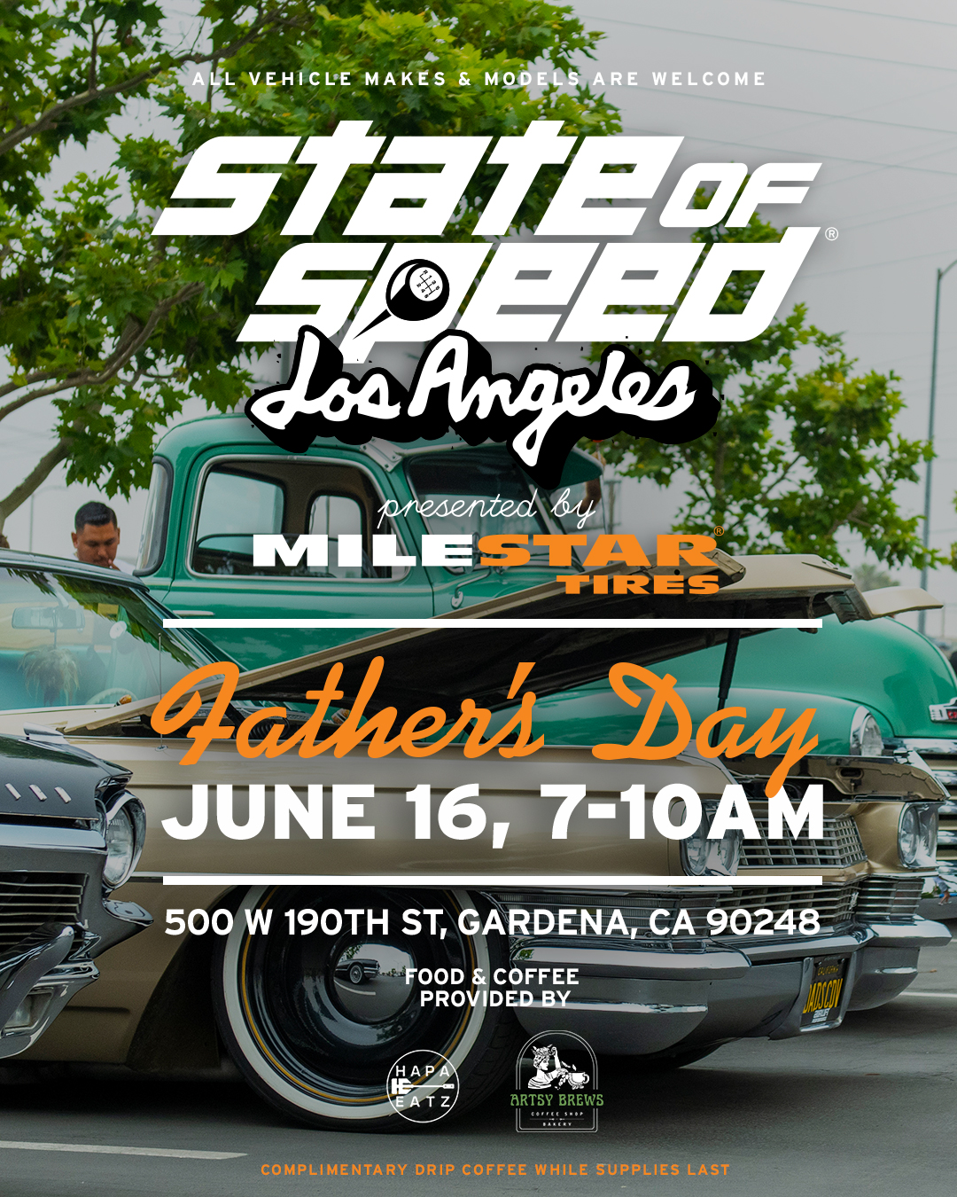 State of Speed of Los Angeles - Father's Day - CarShowSafari.com