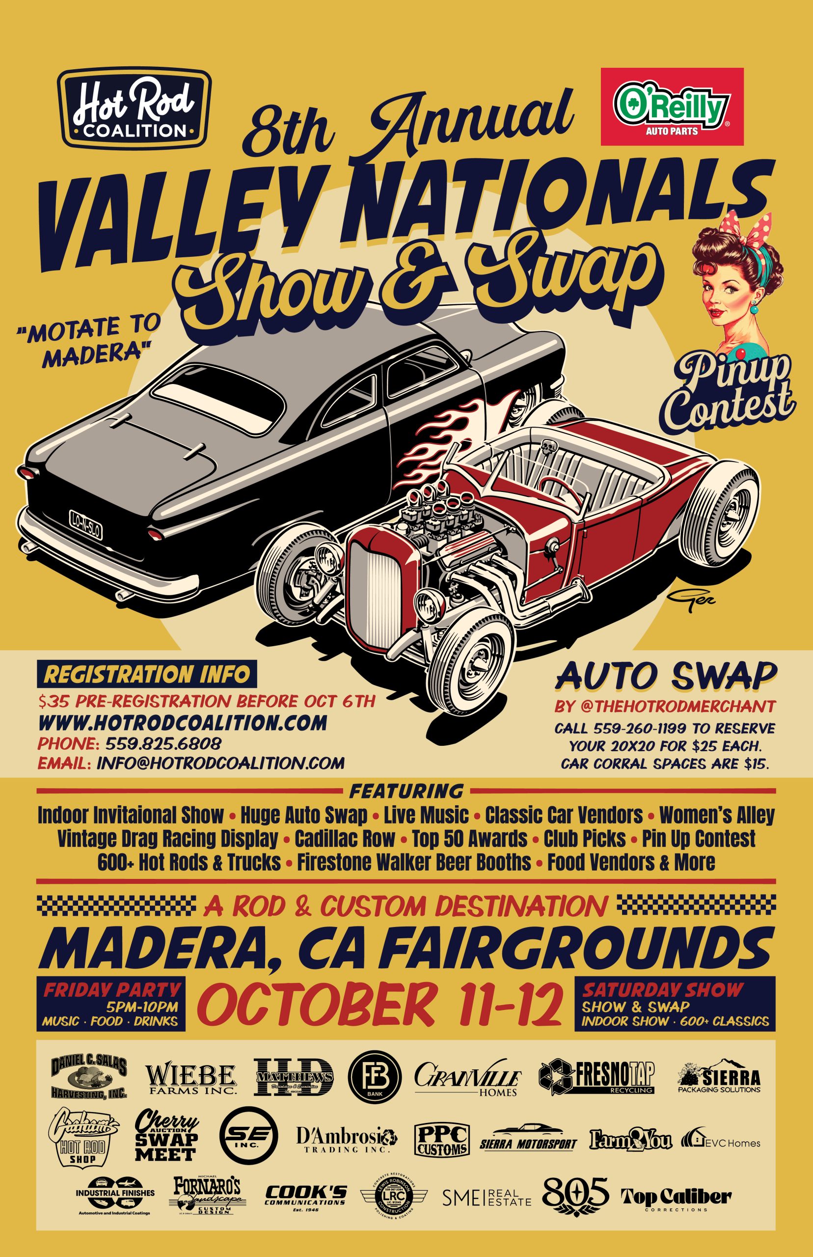 8th Annual Hot Rod Coalition Valley Nationals Show & Swap ...