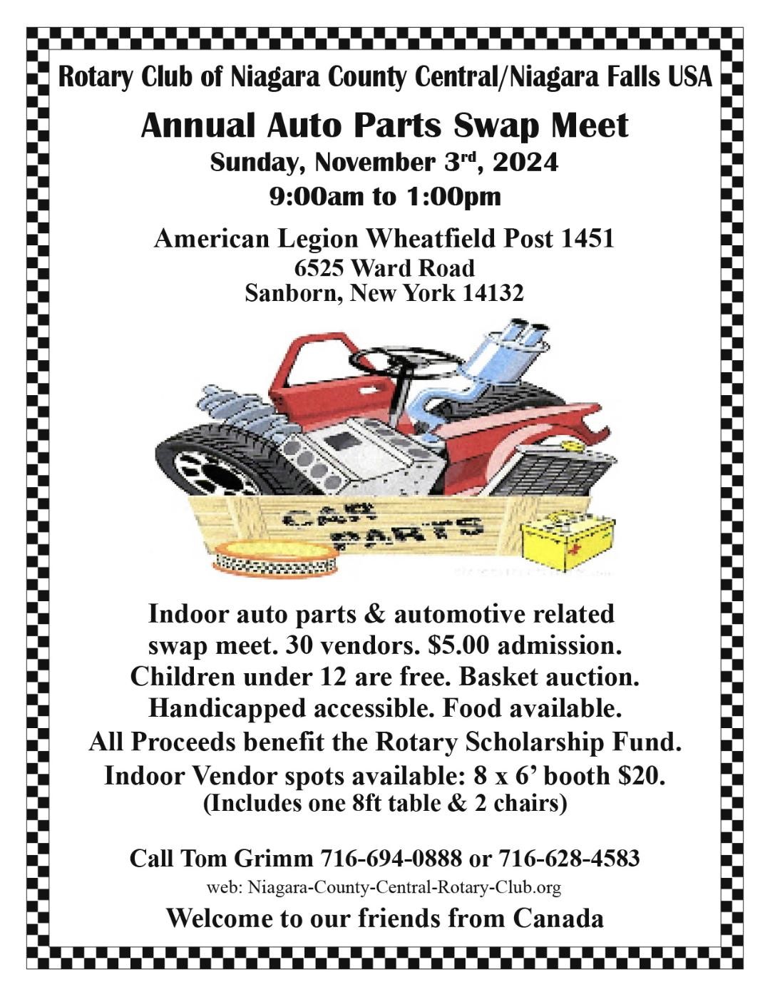 Rotary Club of Niagara County Central/Niagara Falls USA Annual Auto ...