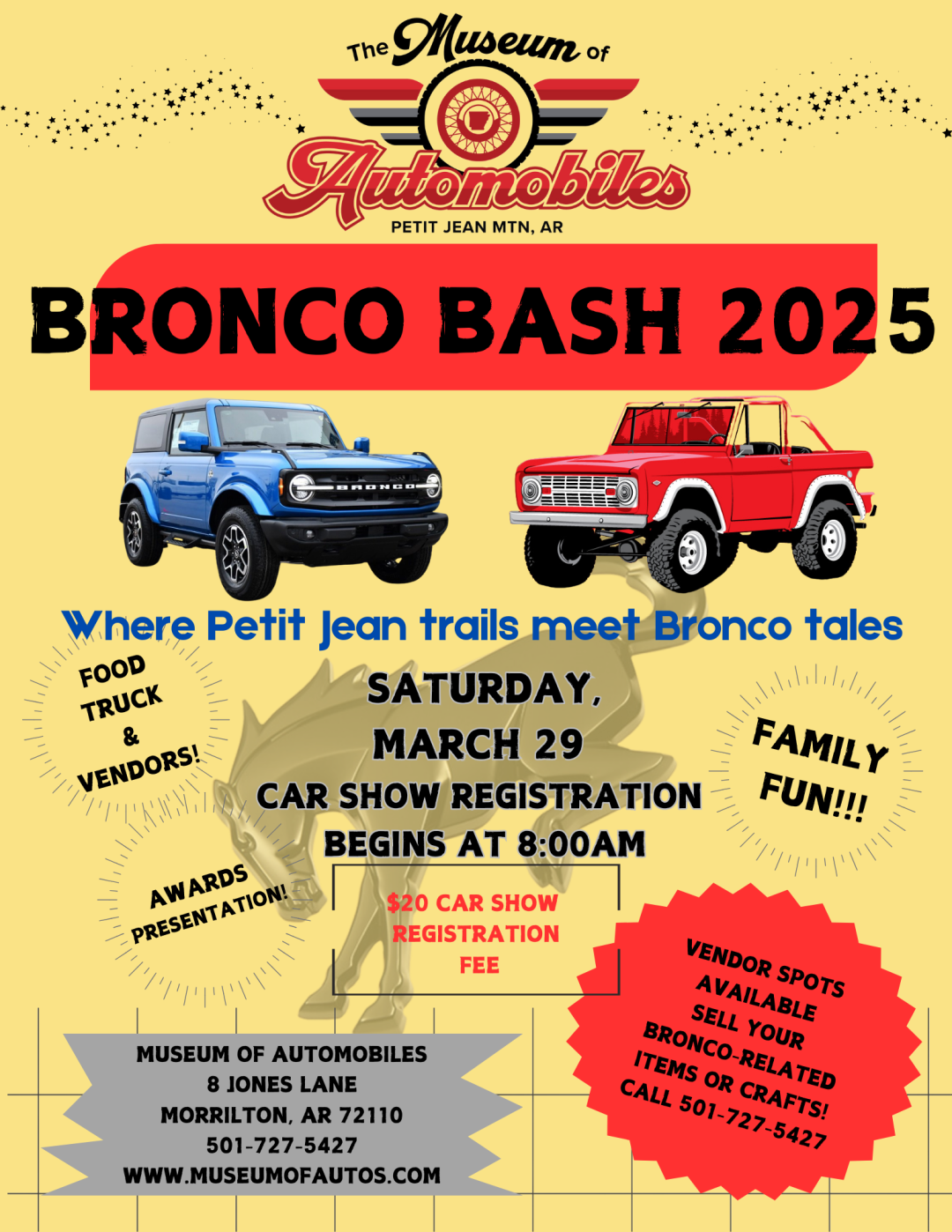 Bronco Bash 2025 - CarShowSafari.com