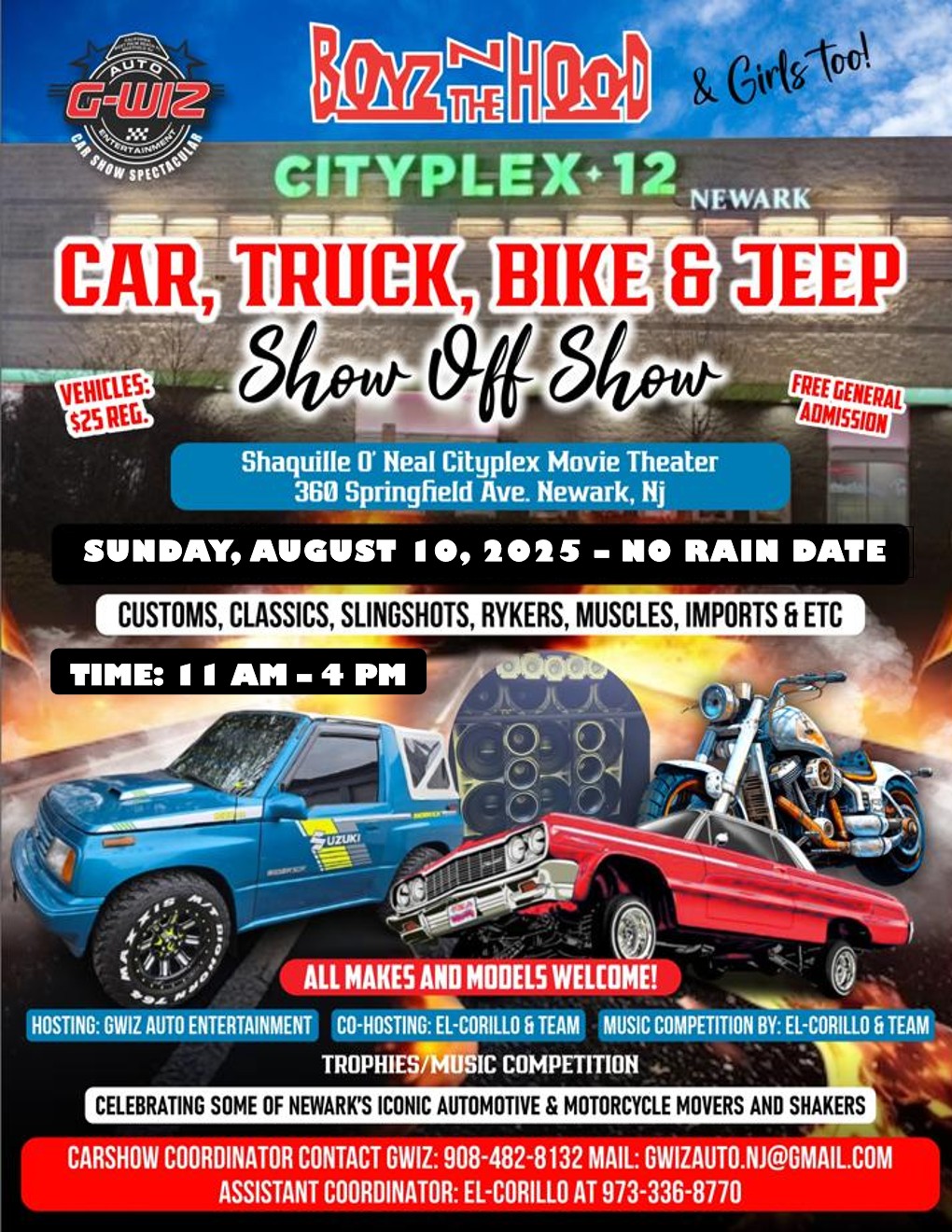 2025 BOYZ N THE HOOD GIRLS TOO! CAR, TRUCK, BIKE & JEEP SHOW ...