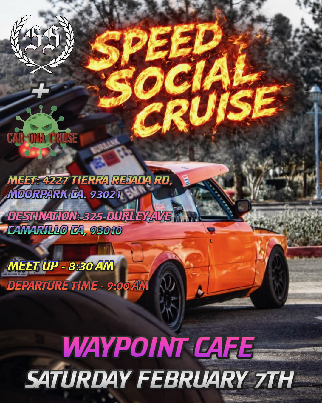 SPEED SOCIAL CRUISE TO WAYPOINT CAFÈ - CarShowSafari.com